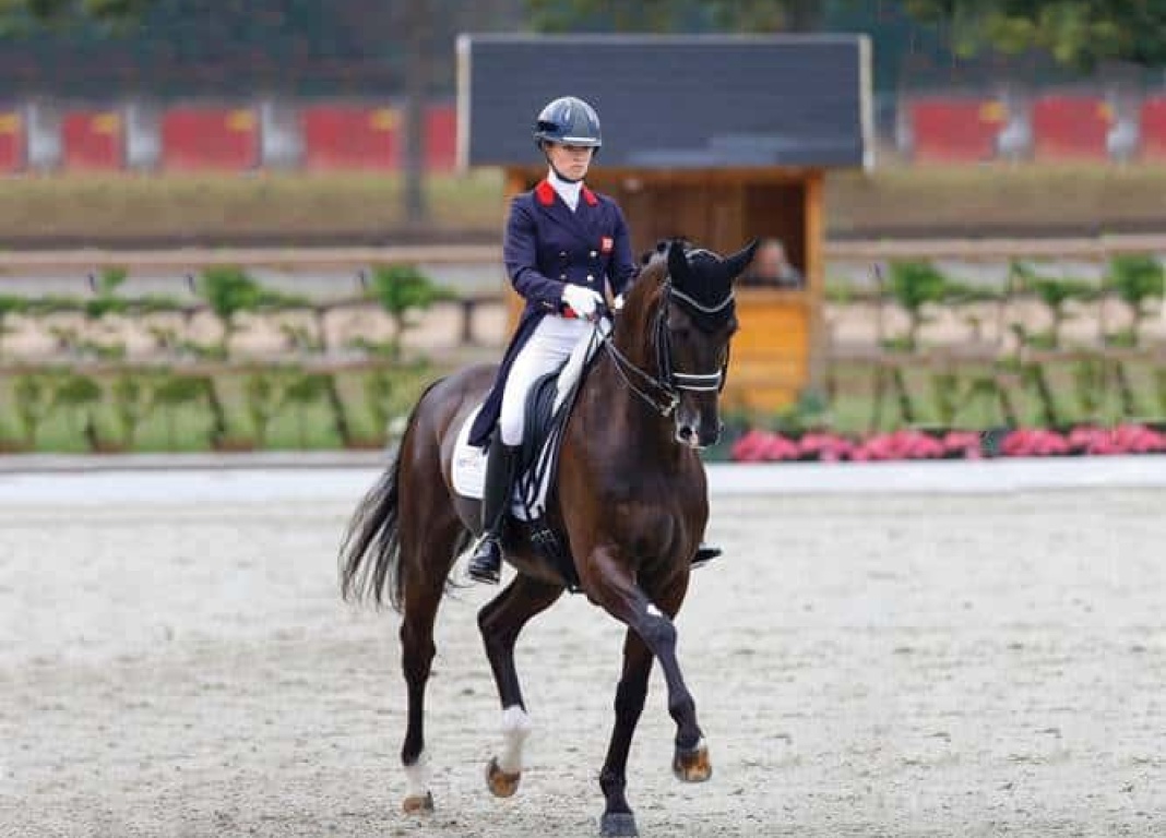 Lottie Fry and Dark Legend Make Dressage History