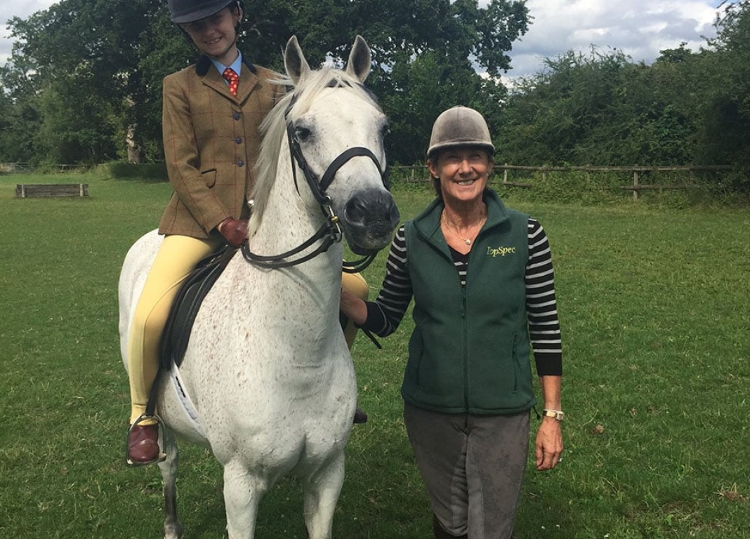 Millie Enjoys Lesson with Jayne Ross